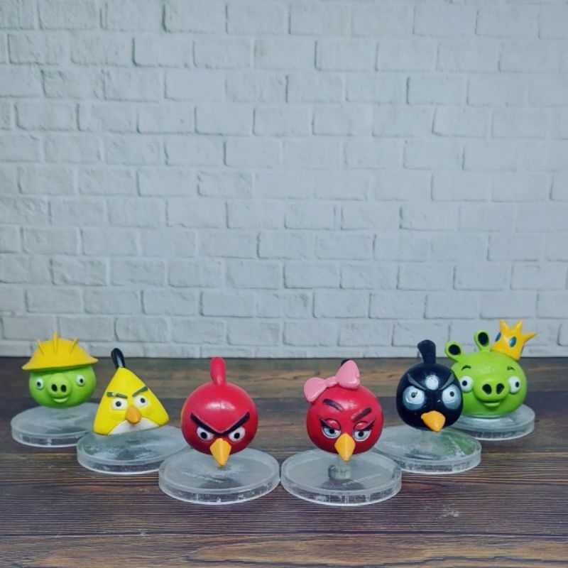 Jual Figure mini angry birds set 6pcs | Shopee Indonesia