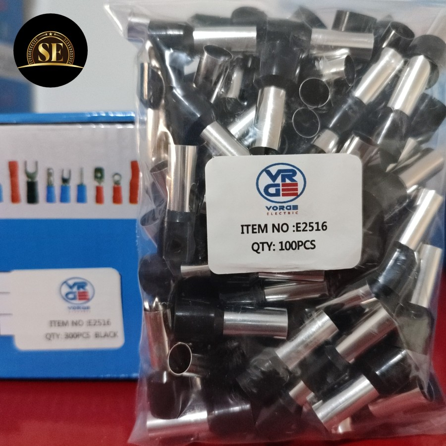 Jual FERRULES E2516 25mm Insulated SKUN KABEL Tusuk E-2516 FERULLES ...