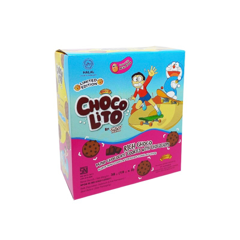 Jual Chocolito 38g chocochips rich choco original | Shopee Indonesia