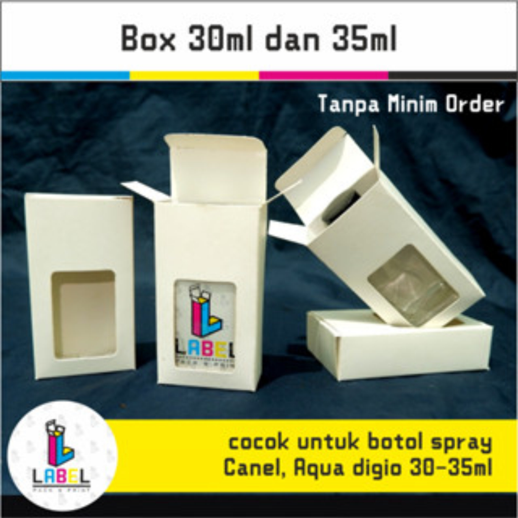 Jual Dus Kemasan / Box Botol Parfum AquaDGio 30ml POLOS bahan ivory ...