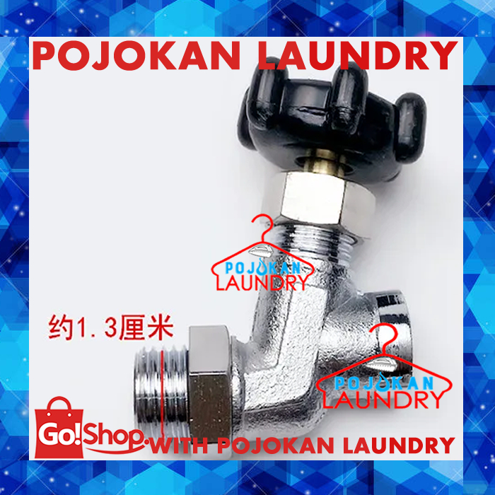 Jual Kran Buang Air Setrika/Kran Setrika Uap/Kran Gosokan Uap/Kran ...