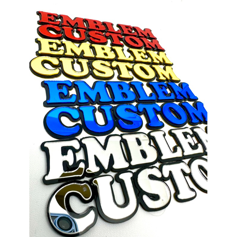 Jual Emblem Custom Body Motor / Emblem Custom | Shopee Indonesia