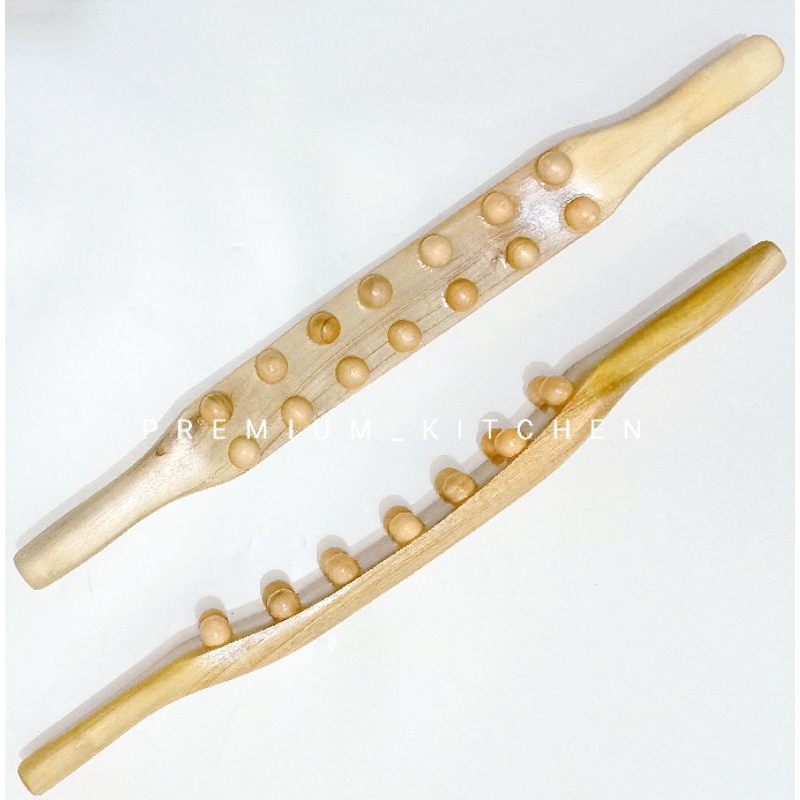 Jual Tongkat Pijat Kecantikan Gua Sha Kayu / Pijat Leher / Pijat Urut ...