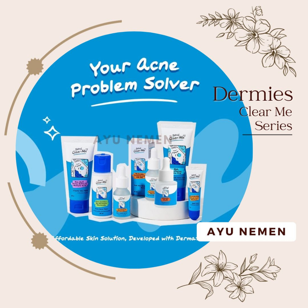 Jual DERMIES CLEAR ME SERIES | DERMIES CLEAR ME SKINCARE | Shopee Indonesia