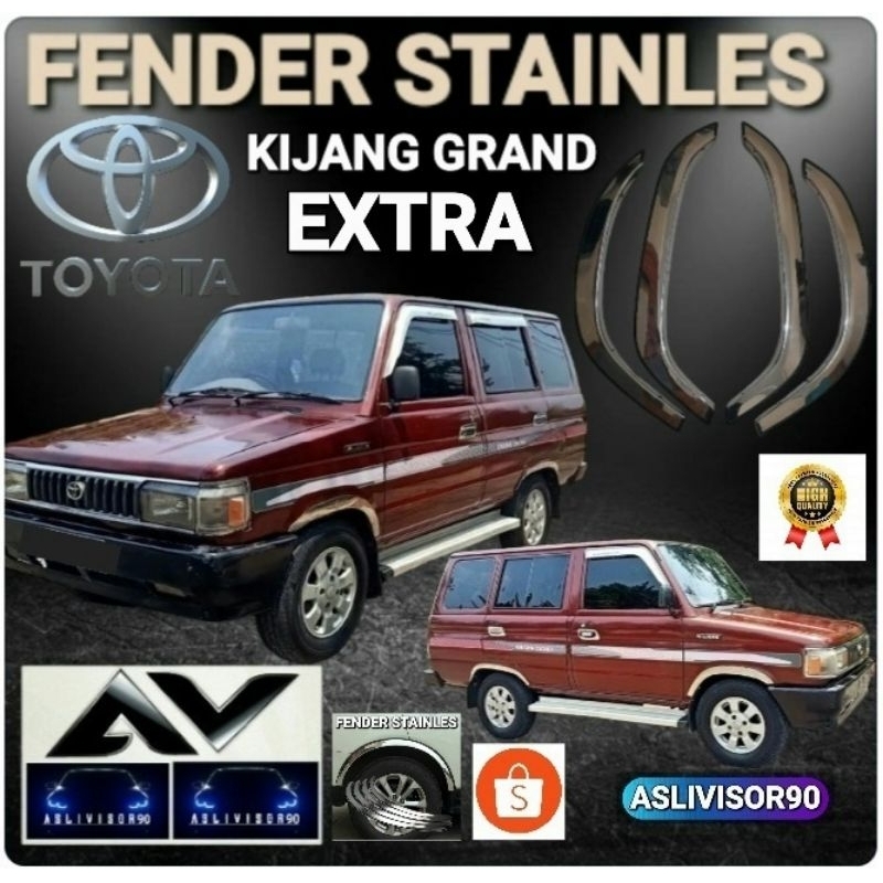 Jual Fender /List Atas Roda Mobil KIJANG GRAND EXTRA LONG/SHORT ...