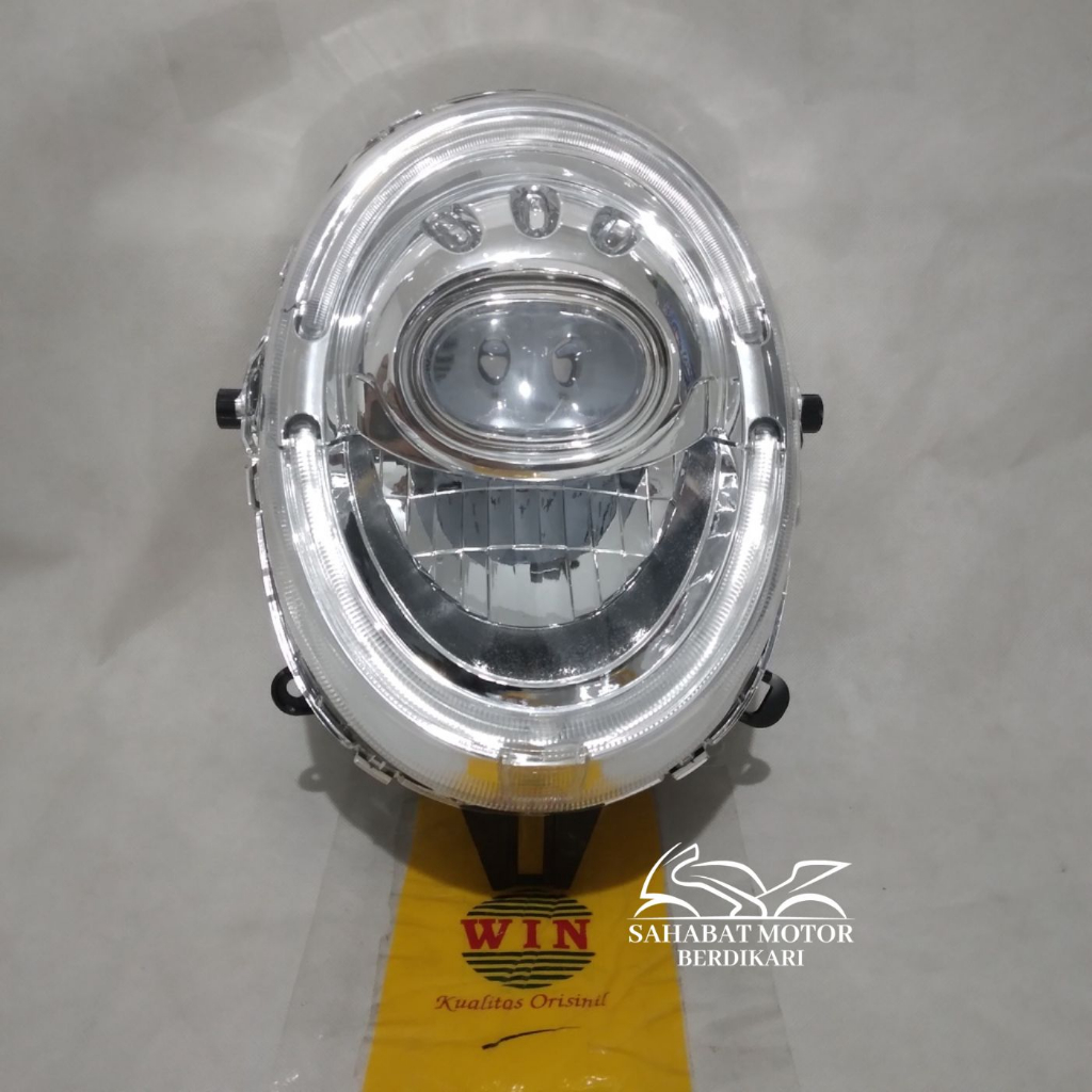 Jual Lampu Depan Scoopy 110 FI ESP + LED 2017 2018 2019 2020 2021 WIN ...