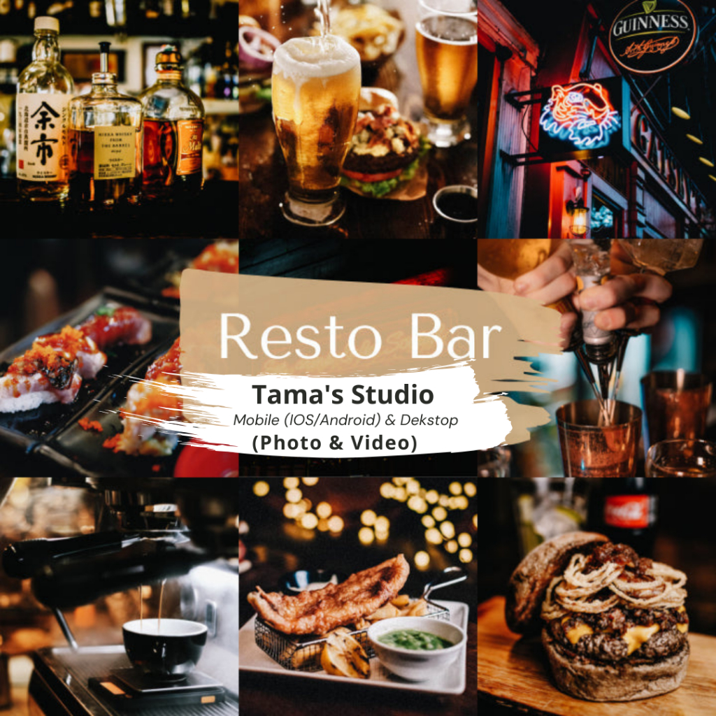 Jual 15 Lightroom Preset Resto Bar & Luts Video Filter Mobile (IOS ...