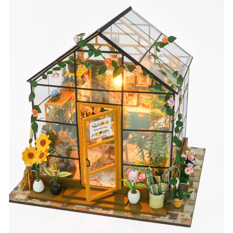 Jual Sunshine Flower House DIY Miniature Room, Miniature Doll House ...