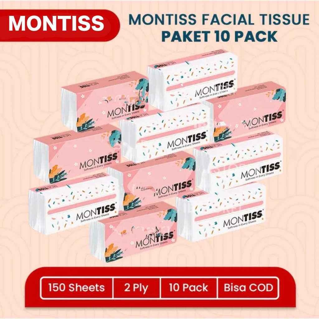 Jual ( PAKET 10 PCS ) Montiss Facial Tissue - Aroma Lembut Promo Murah ...