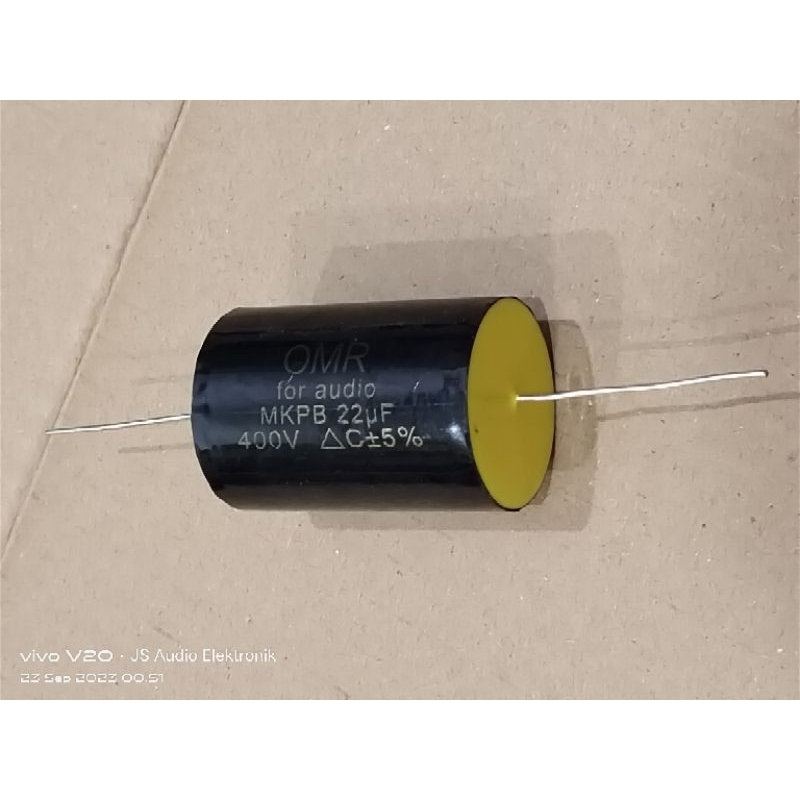 Jual kapasitor bulat 226 400v OMR for audio 22uf 400v capacitor ...