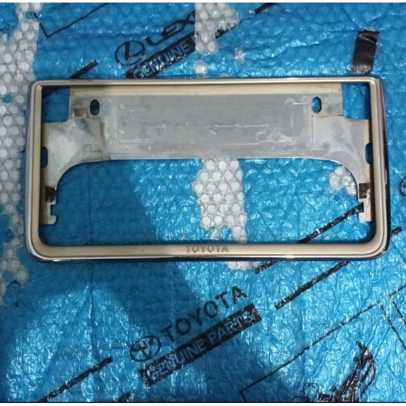Jual Frame plate jdm toyota GOLD orijinal japan | Shopee Indonesia