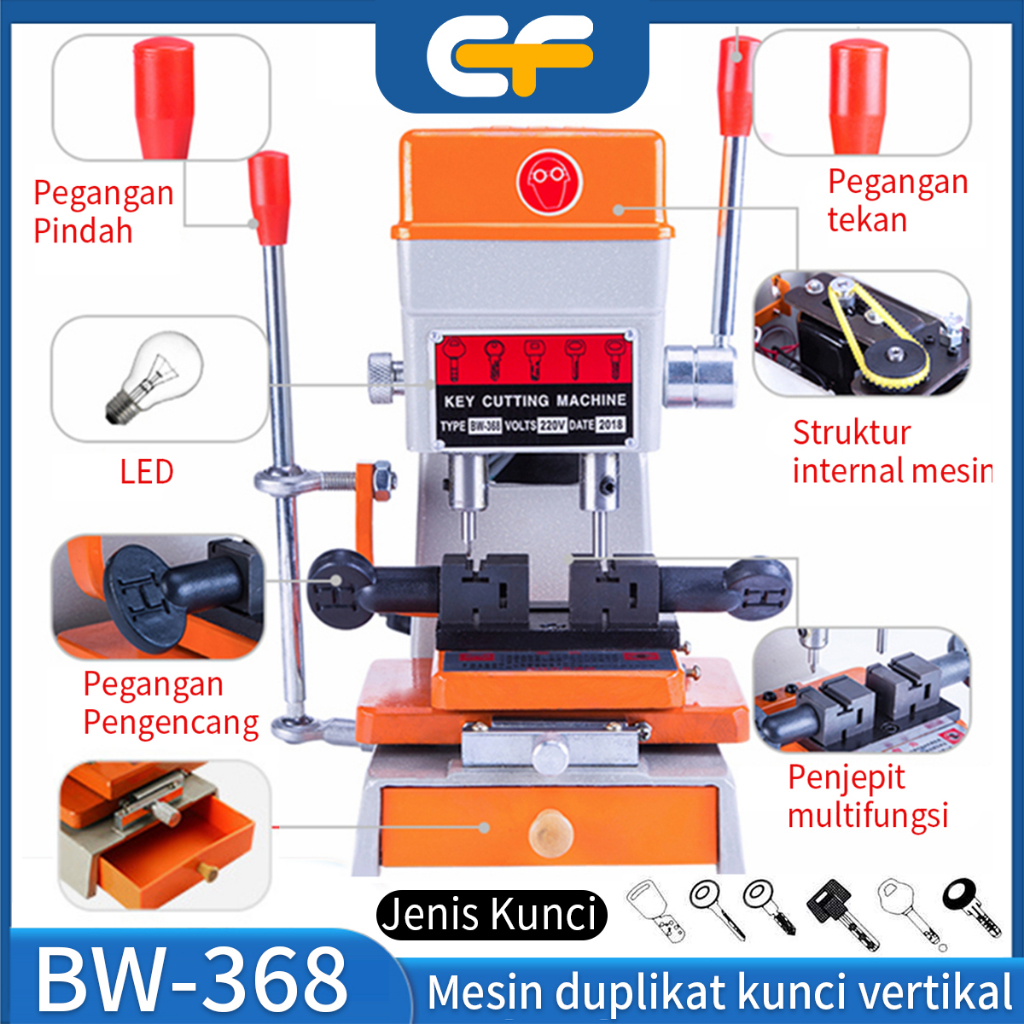 Jual Epic Finds Mesin Duplikat Kunci BW368, mesin duplicating machine ...