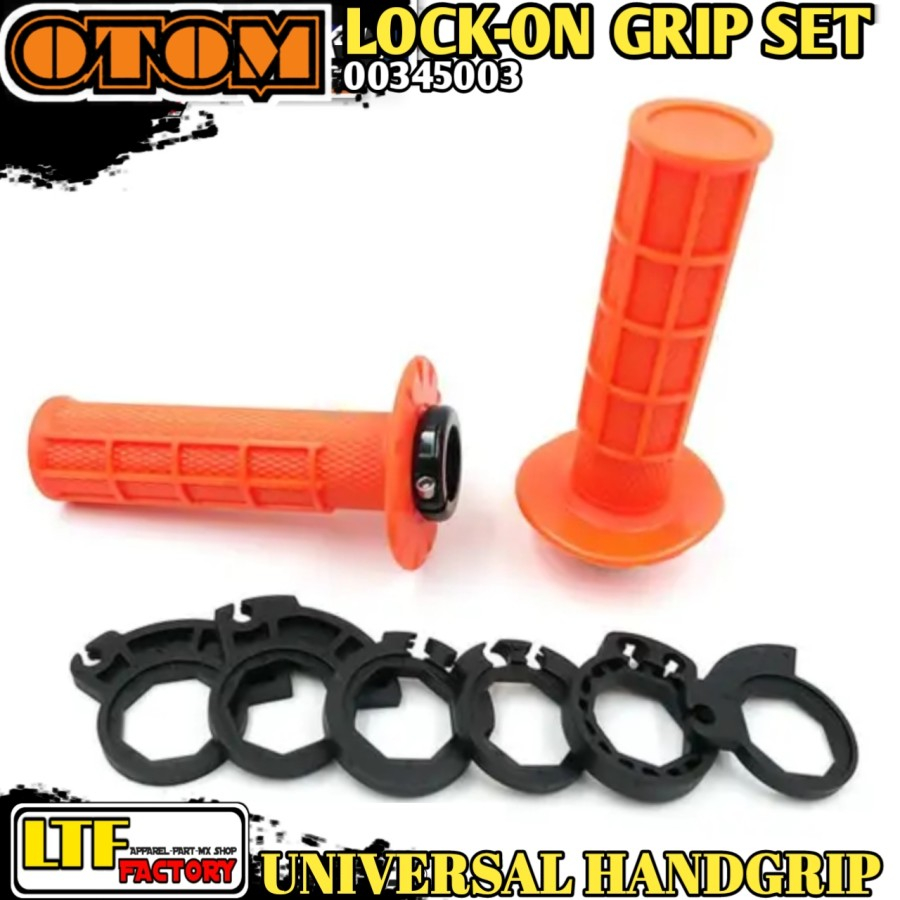 Jual OTOM UNIVERSAL LOCK-ON GRIP SET - HANDGRIP KARET PEGANGAN STANG ...