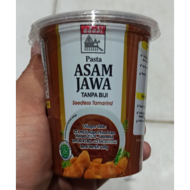 Jual Adabi Asam Jawa Tanpa Biji Cup 200g / Adabi Asam Jawa Non Biji Malaysia 200g | Shopee Indonesia