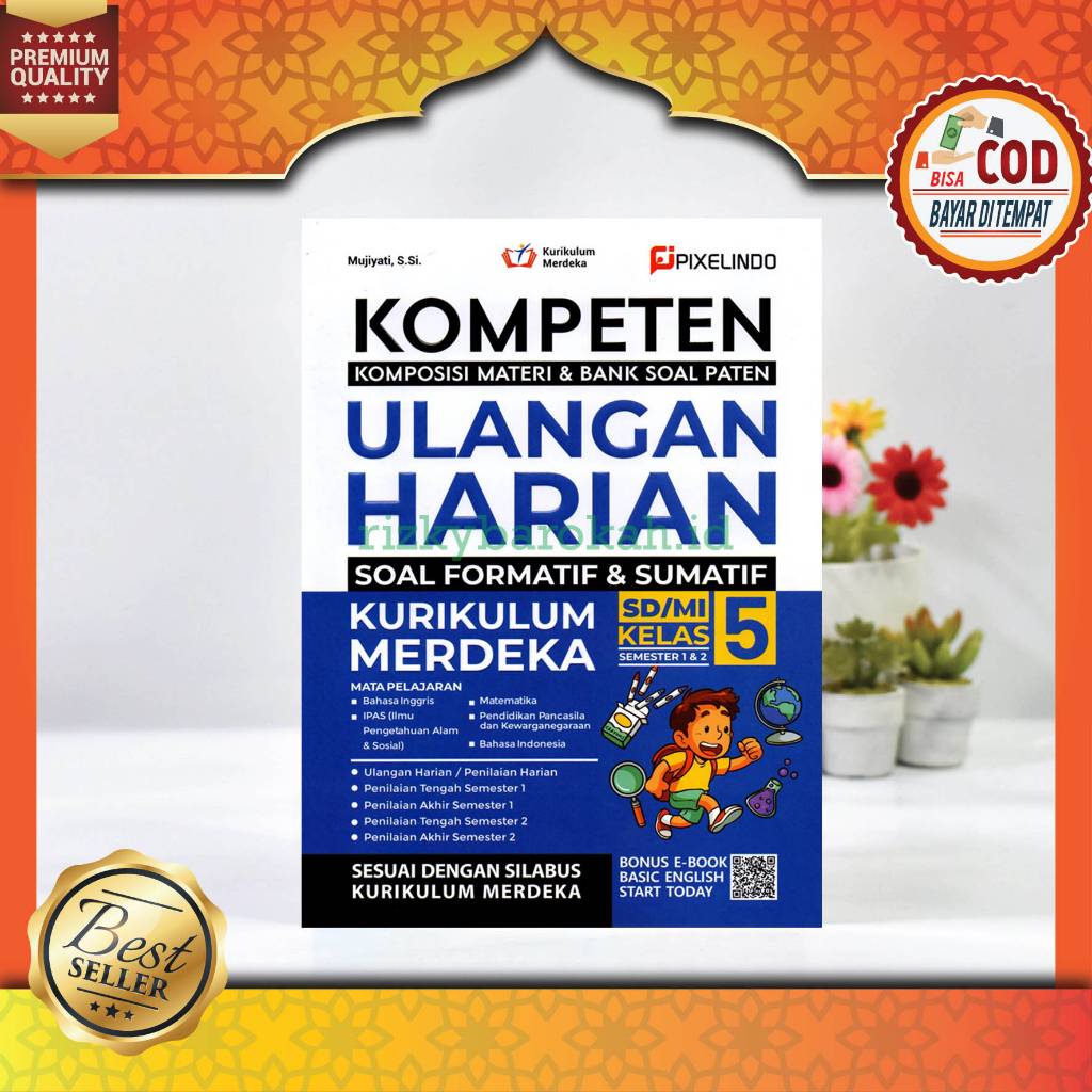 Jual Buku Kompeten Ulangan Harian Kurikulum Merdeka SD MI Kelas 5 V Kls ...