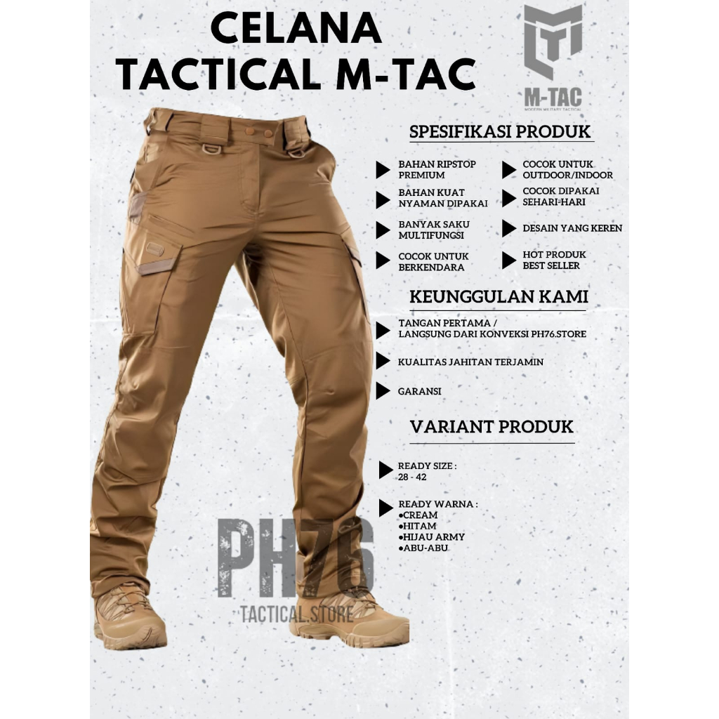 Jual CELANA TACTICAL M-TAC / CARGO TACTICAL OUTDOOR M-TAC SERIES | Shopee Indonesia
