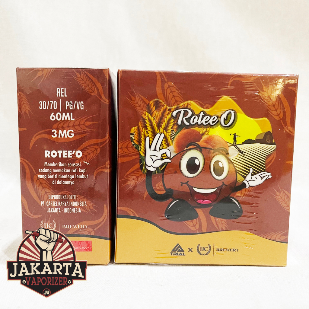 Jual ROTEE O ROTI BUTTER COFFEE 60ML 3MG 6MG BY TRIAL X IJC ROTEE'O ...