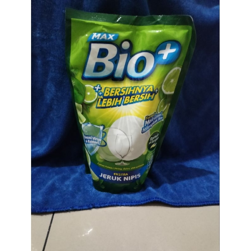Jual Sabun cuci piring max bio+ extra jeruk nipis650 ml | Shopee Indonesia