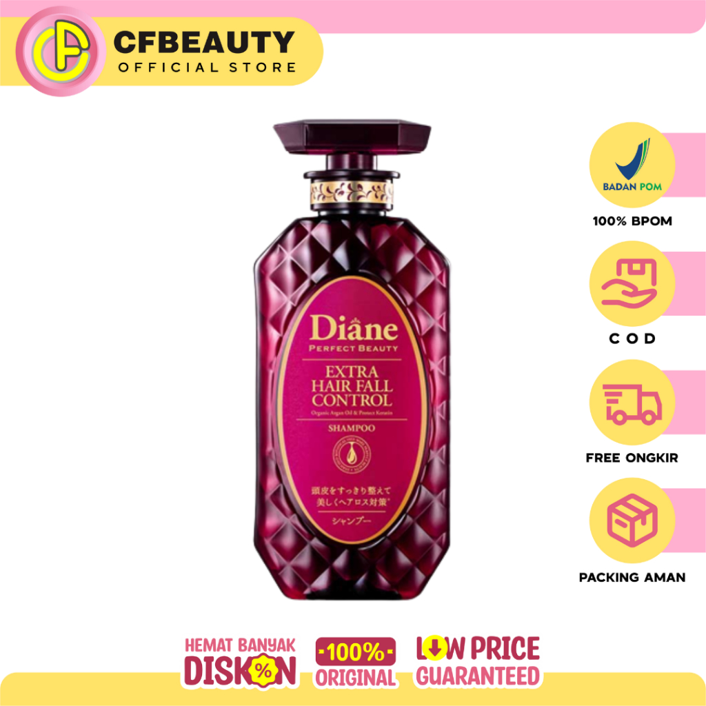 Jual Diane Extra Hair Fall Control Shampoo 450 ml (Made in Japan ...