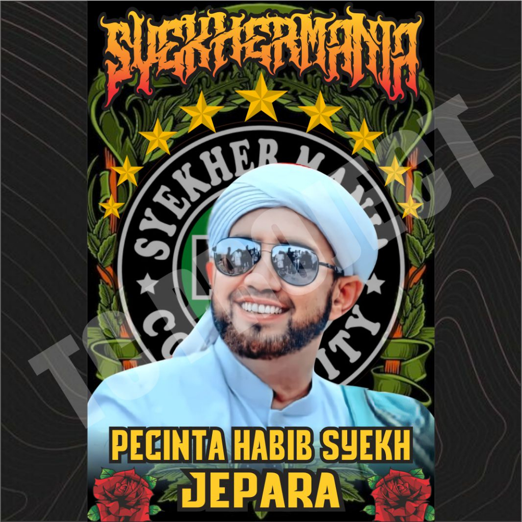 Jual (isi 5 pcs - 25 pcs) Stiker vinyl, stiker sholawat, (Syekher mania ...