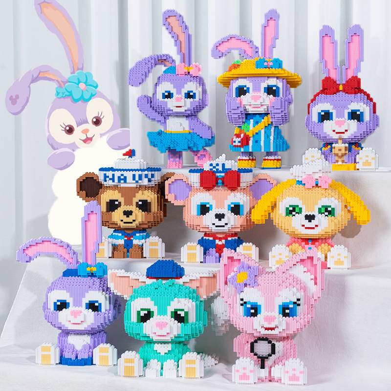 Jual SMY Nano Blocks Disney & Gelatoni 3D Model,Blok Mainan Susun ...