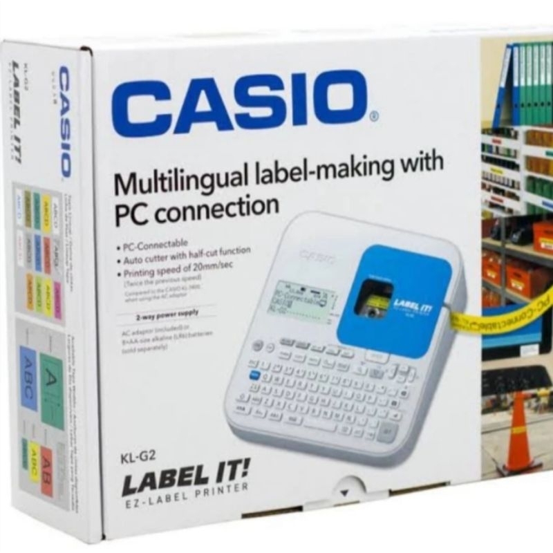 Jual CASIO PRINT LABEL PRINTER KL G2 / CASIO KL G2 / KL G2 | Shopee ...