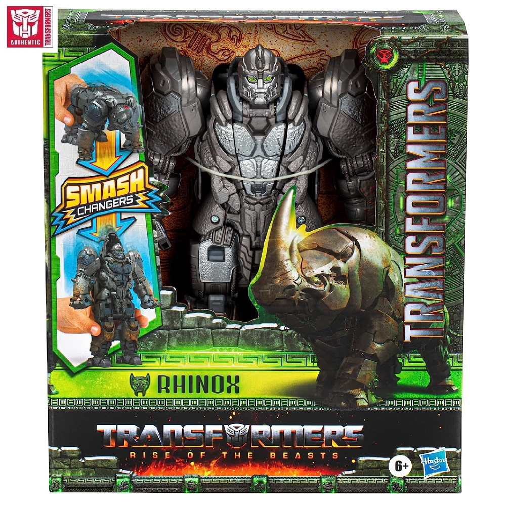 Jual TRANSFORMERS Rise of the Beasts Series Smash Changer Rhinox Action ...