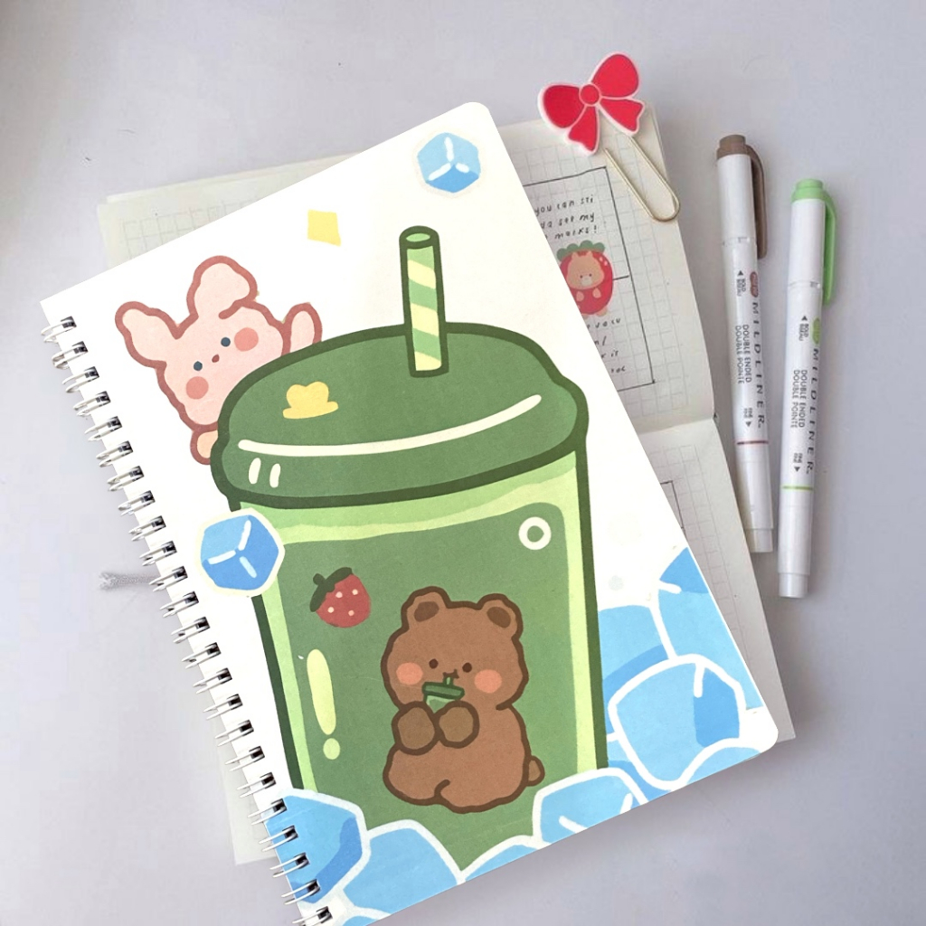 Jual NoteBook Spiral A5 aesthetic Korea Cute Bears Beruang Lucu / Buku ... Jual NoteBook Spiral A5 aesthetic Korea Cute Bears Beruang Lucu / Buku ...