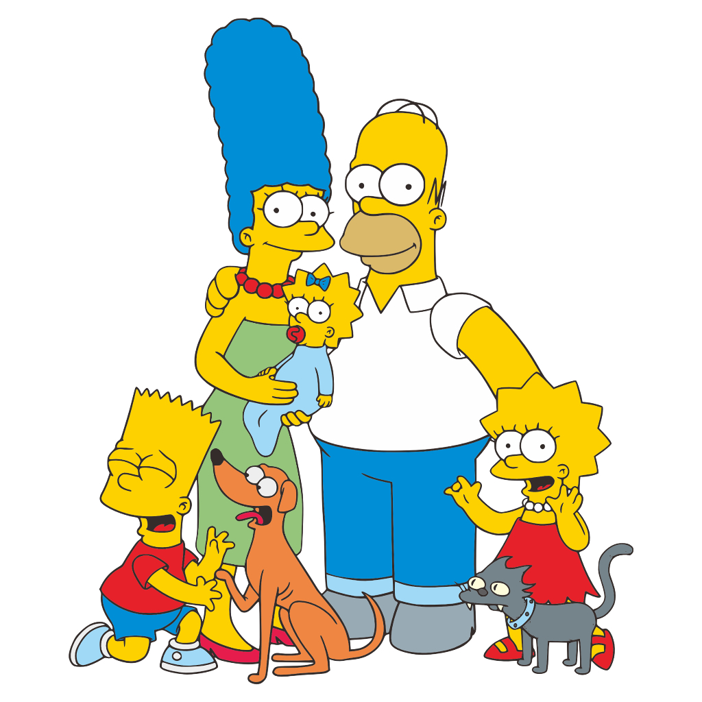 Jual SABLON SETRIKA SABLON DTF TEMA THE SIMPSON | Shopee Indonesia