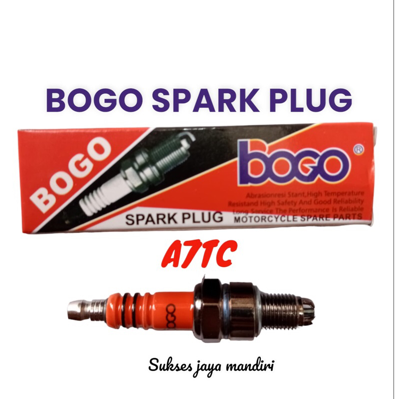 Jual Busi Motor Racing kaki 3 Bogo C7HSA A7TC Drat Kaki 3 Drat Pendek ...