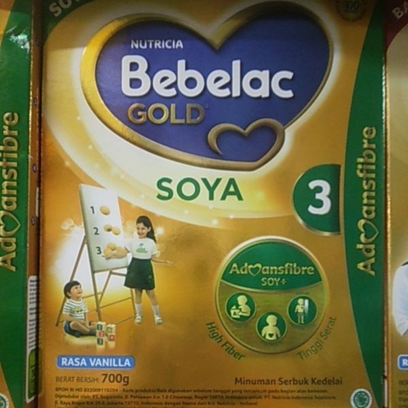Jual Bebelac soya 3 vanilla 700g | Shopee Indonesia