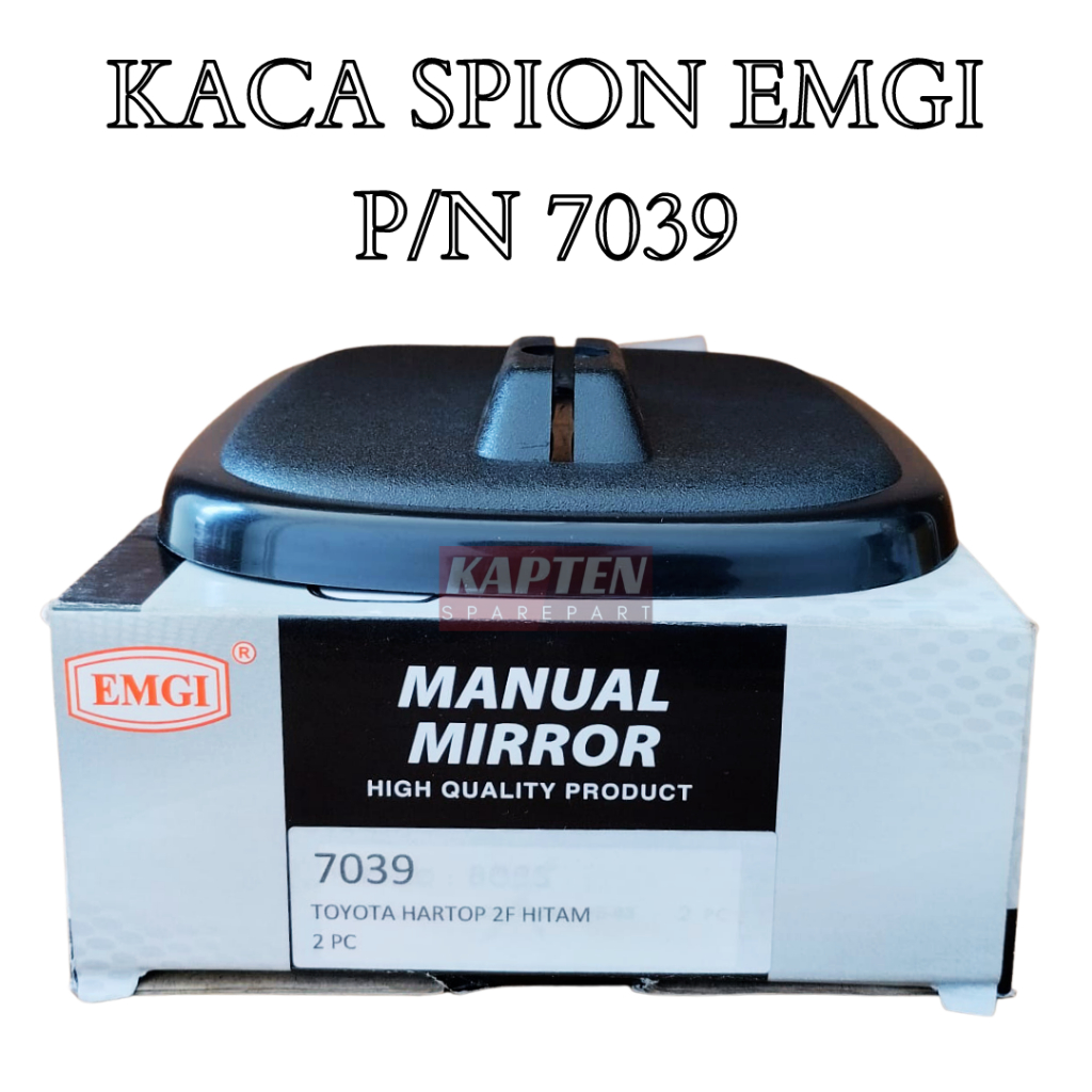 Jual Kaca Spion Hardtop / Hartop 2F 80/81 Hitam ( Emgi 7039) | Shopee ...