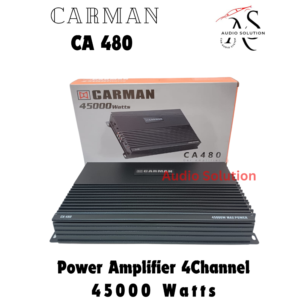 Jual Power Amplifier 4 Channel CARMAN CA-480 Max Power 45000 Watt | Shopee Indonesia