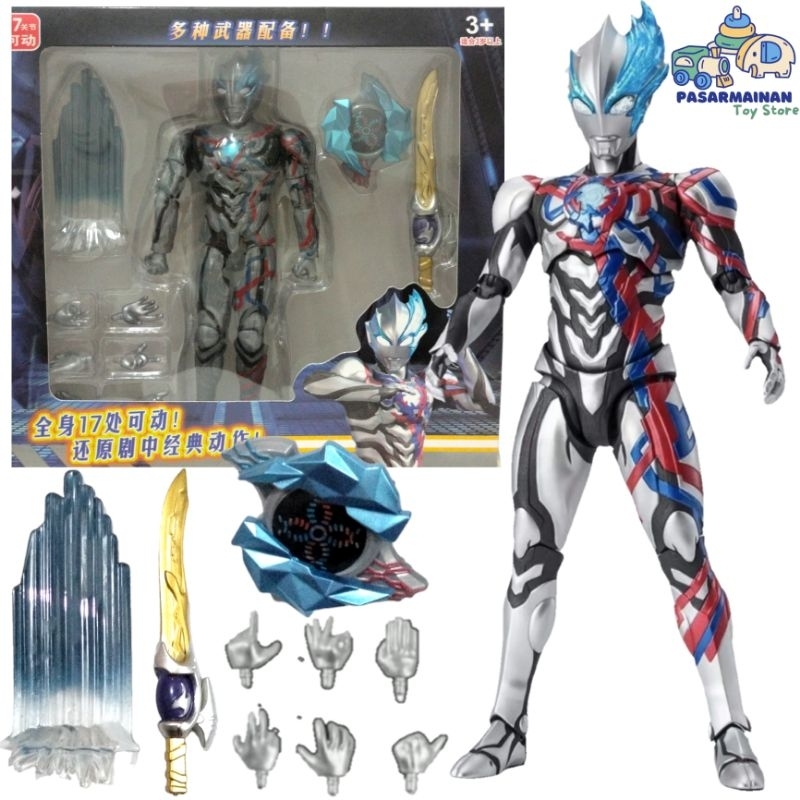 Jual action Figure SHF Ultraman Trigger Multi Ultraman Z Ultra Belial ...