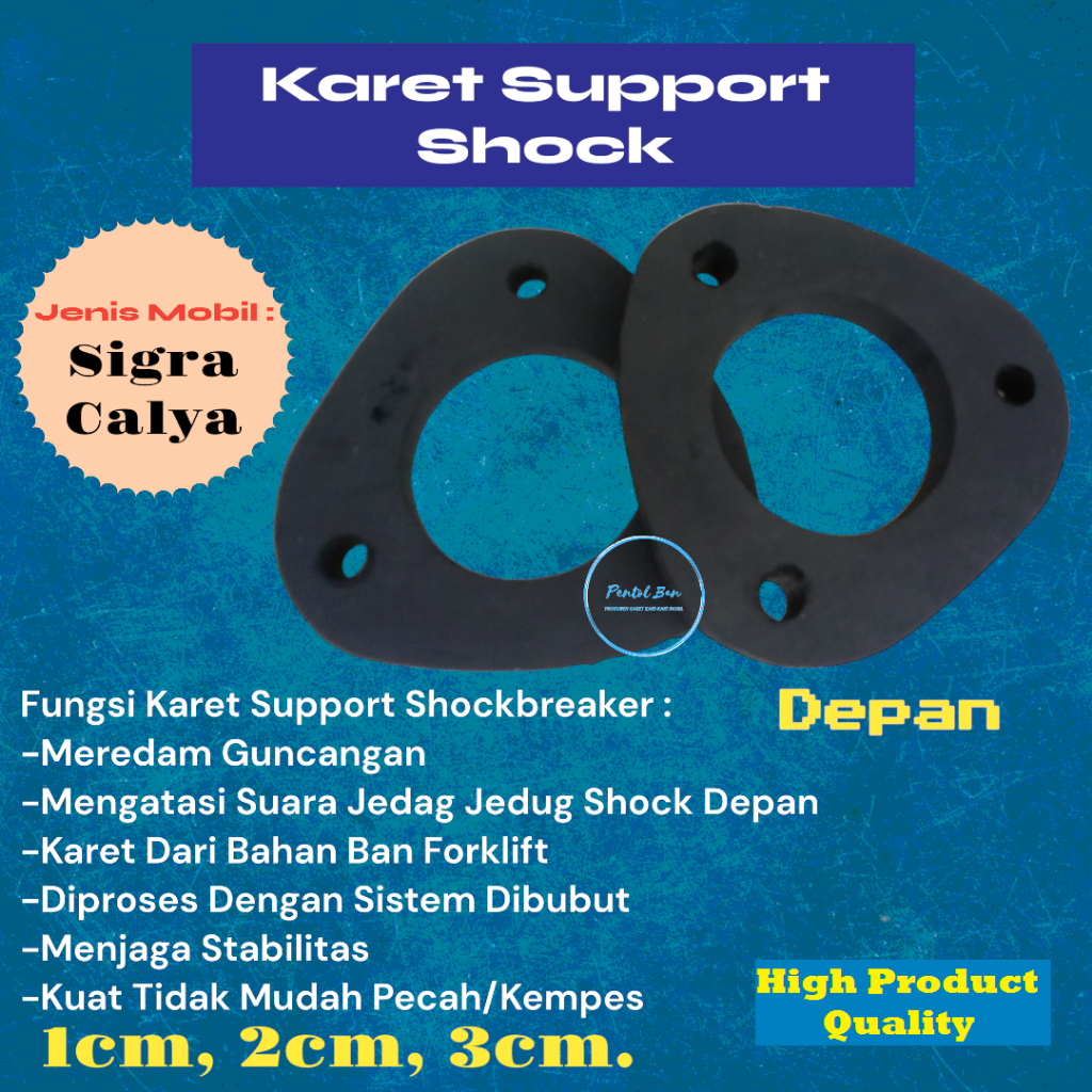 Jual Karet Tatakan Peninggi Support Shock Depan Sigra Calya Harga 1Set ...