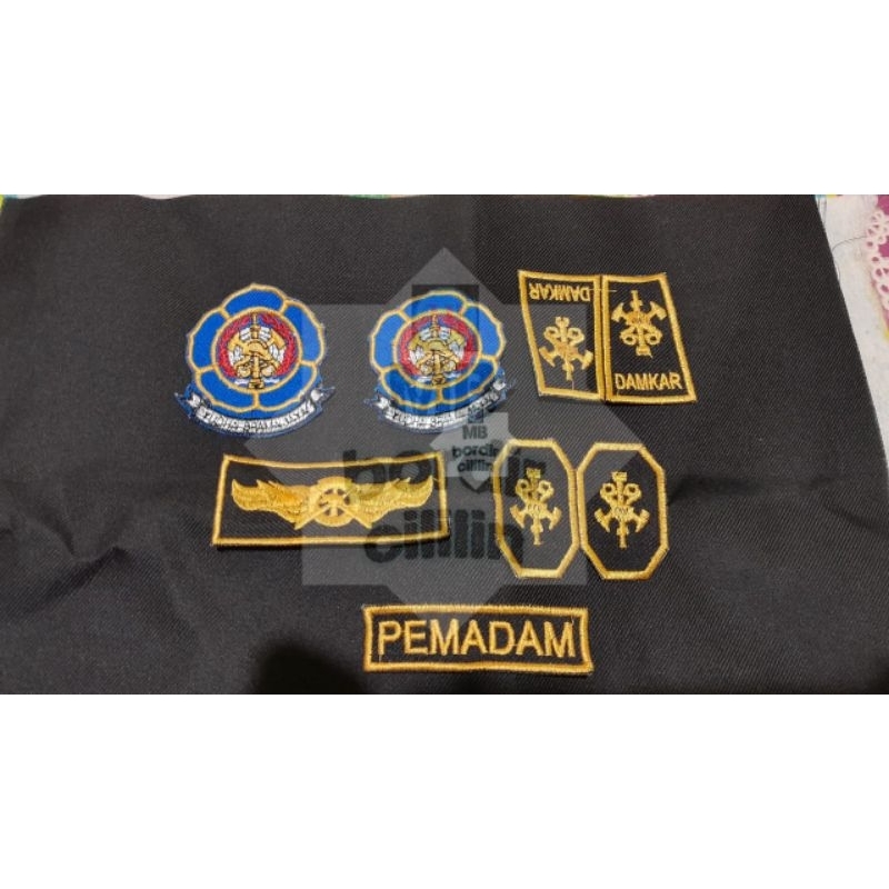 Jual PEMADAM KBAKARAN/DAMKAR cilik bordir |LOGO ATRIBUT CILIK| | Shopee Indonesia
