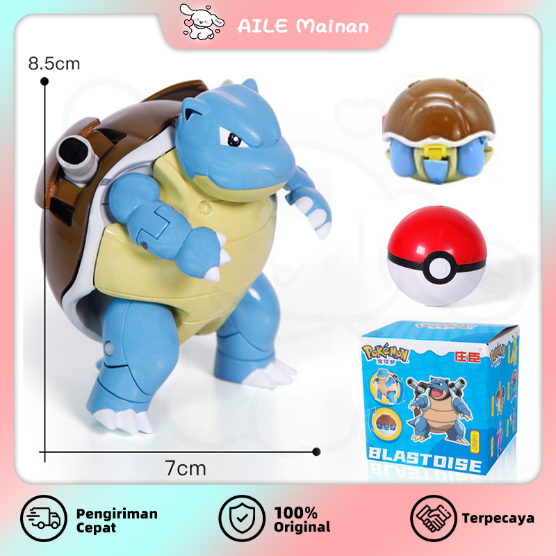 Jual Ready POKEMON POKEBALL ACTION FIGURE DEFORMATION ORIGINAL SET ...
