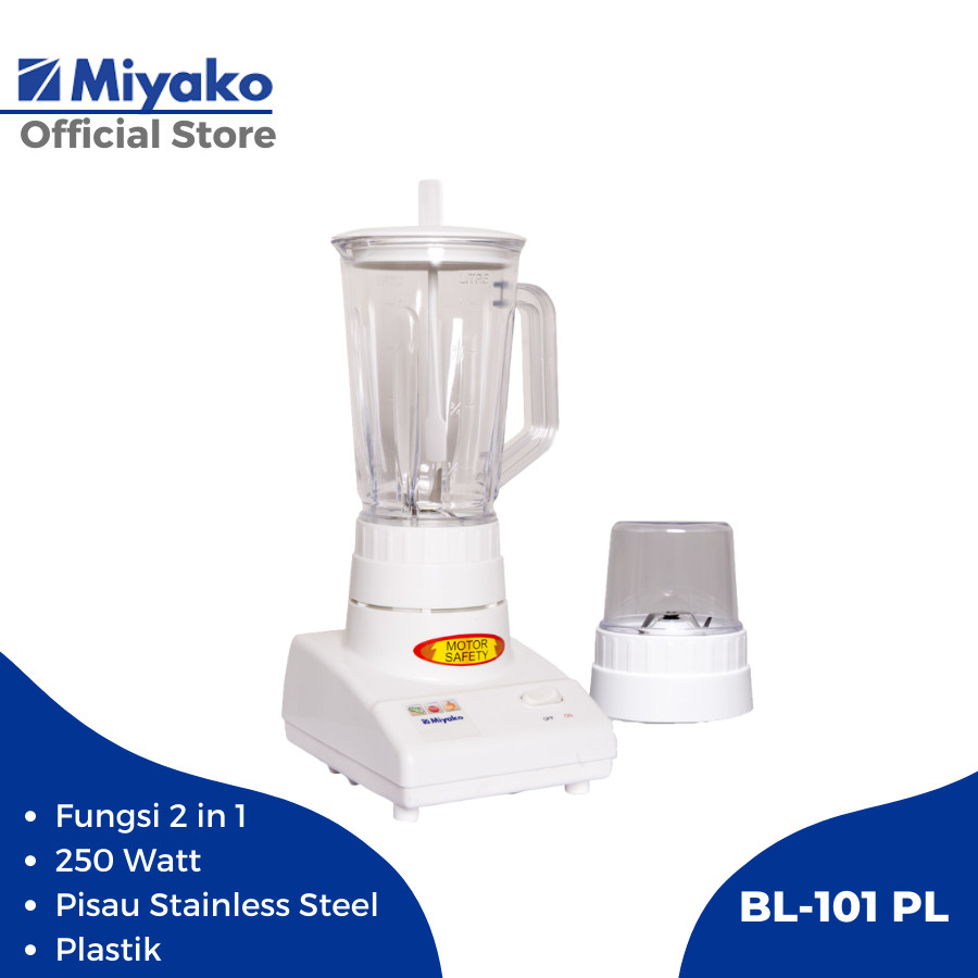 Jual Blender Plastik Miyako BL 101 PL 1 Liter Blender Miyako 101 PL ...