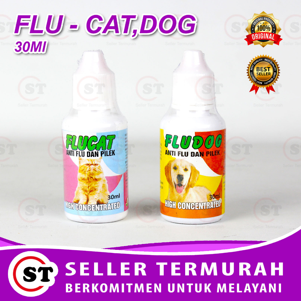 Jual Flucat Drop 30ml Obat Flu Pilek Kucing Cat Kitten Flu Cat 30 ml ...