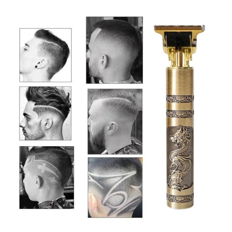 Jual alat mesin cukur potong rambut bulu kumis dan jenggot listrik Vintage T9 dragon hair ...