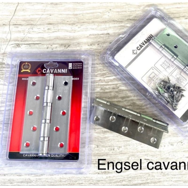 Jual Engsel Cavanni 5" Stainless SUS304 | Engsel Pintu 5 inch Stainless ...