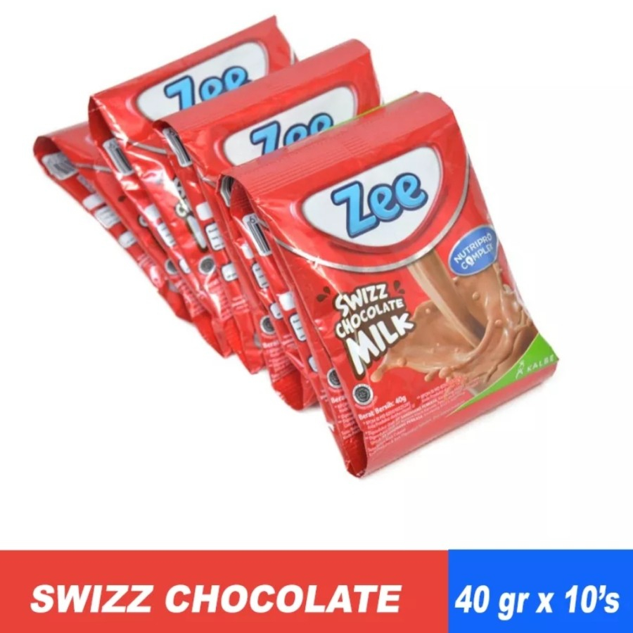 Jual zee bag susu 10 sachet coklat/vanila | Shopee Indonesia
