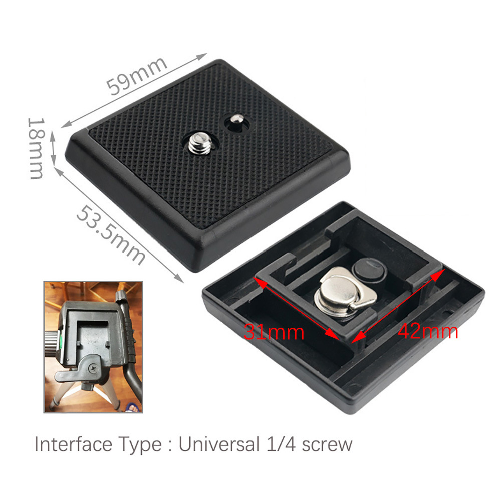 Jual Tripod Quick Release Plate Camera Mount Head Screw Adapter ...