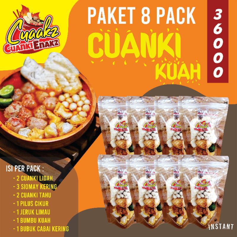 Jual Paket 8 Cuanki Instant | Cuanki | Cuanki Kuah | Cuanki Instant ...
