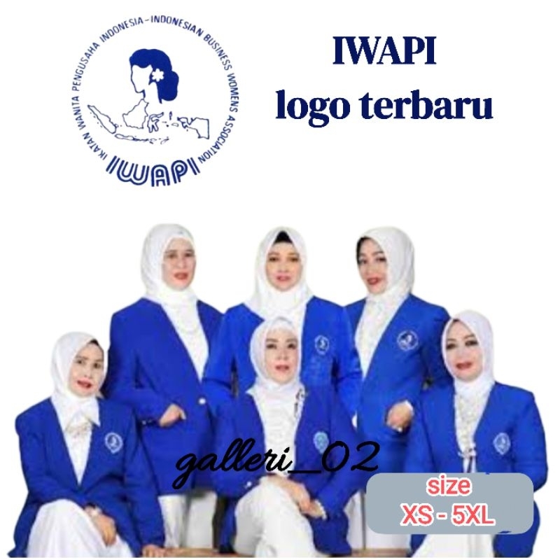Jual jas iwapi biru elektrik logo terbaru(Sudah termasuk logo) | Shopee ...