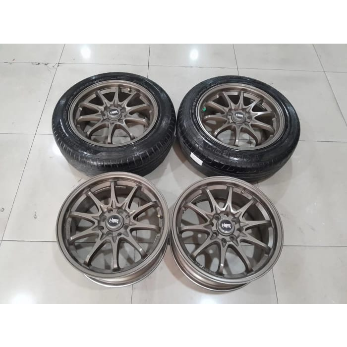 Jual Velg mobil seken hsr hiroshima ring 16 lebar 7 pcd 4x100/114 et40 velg only | Shopee Indonesia