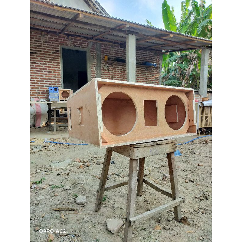 Jual BOX SPEAKER LINE ARRAY 10 INCH DOUBLE PLUS TWEETER TRIPLEK 12 mm ...