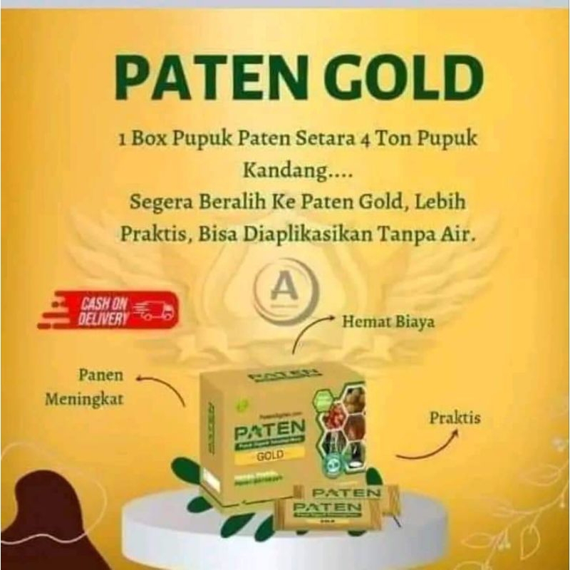 Jual Pupuk Paten Gold 1 BOX ( ISI 12 Sachet )/ Paten Organik Teknologi ...
