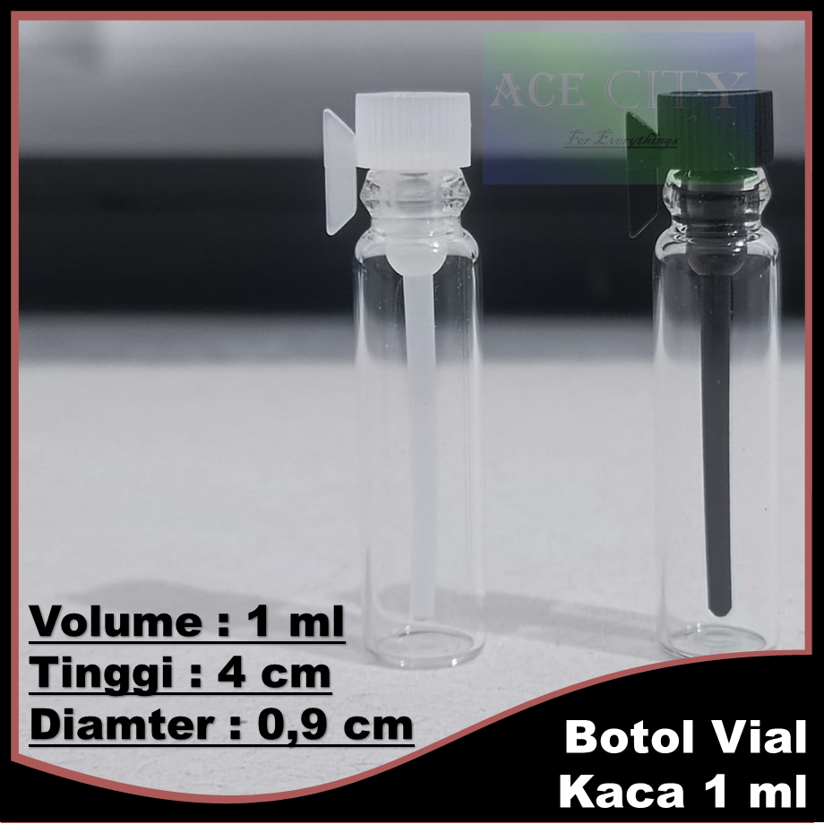 Jual Vial Botol Parfume Vial Tester 0,5ml / 1ml / 2ml | Shopee Indonesia
