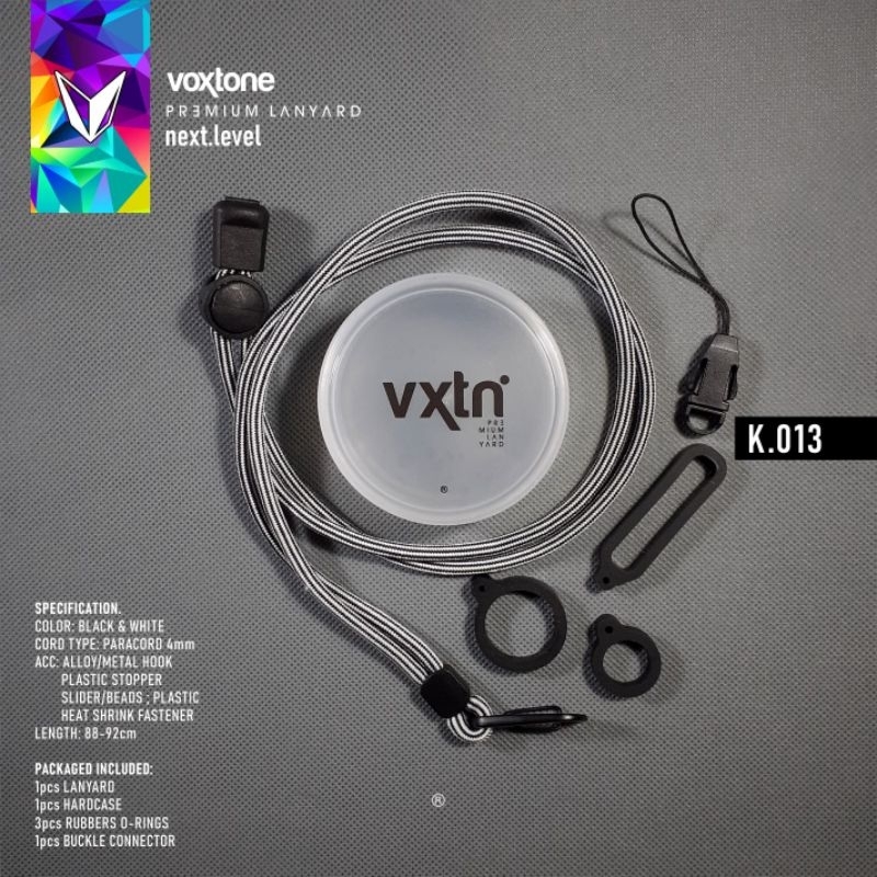 Jual Premium Lanyard - Kalung Pengait untuk HP, ID Card, Flash Disc, Camera - Voxtone Next Level ...